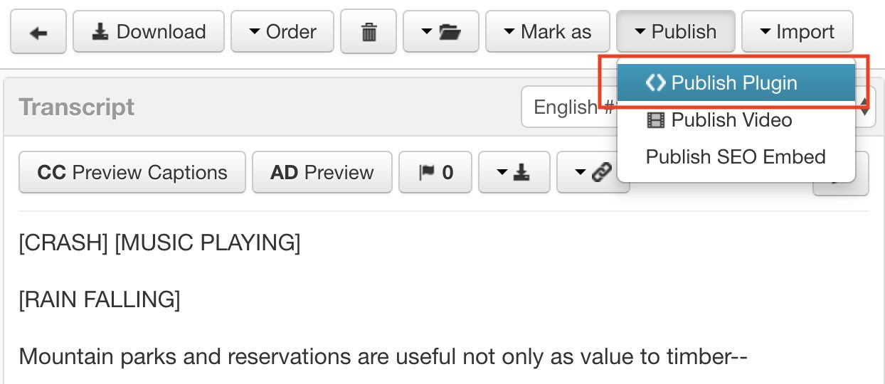 How to Add Videos with Interactive Transcripts to Moodle